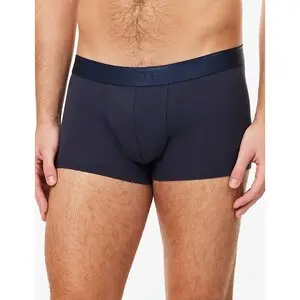 Sunspel Branded-waistband 3-pack Stretch-cotton Trunks