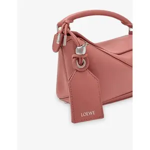 Loewe Featherlight Puzzle Mini Top-handle Bag - Blush