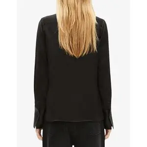 The Kooples Long-sleeved Satin Shirt