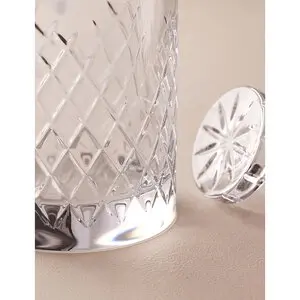 SOHO HOME Barwell Diamond-cut Large Crystal Decanter 750ml