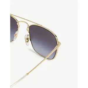 Ray-ban Rb3588 Square-frame Sunglasses - Black