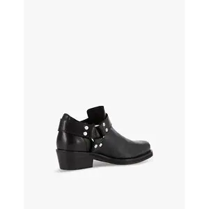The Kooples Embellished Leather Ankle Boots