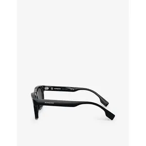 Burberry Rectangle-frame Acetate Sunglasses - Black