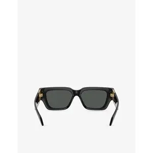 Versace Square Frame Injected Sunglasses - Black