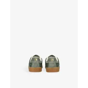 Amiri Pacific Leather Trainers - Mid Green