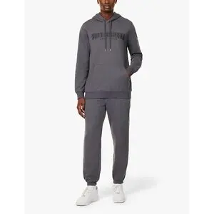 True Religion Painted Embossed Brand-print Regular-fit Cotton-blend Hoodie