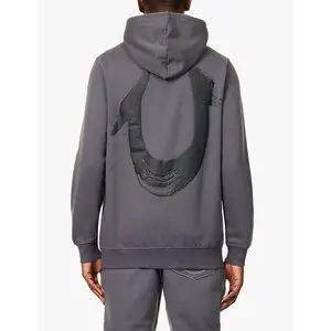 True Religion Painted Embossed Brand-print Regular-fit Cotton-blend Hoodie