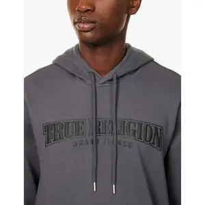 True Religion Painted Embossed Brand-print Regular-fit Cotton-blend Hoodie