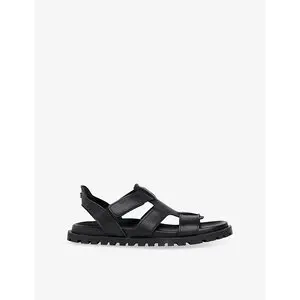 Whistles Freya Fisherman Leather Sandals - Black