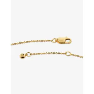 Monica Vinader 18ct Yellow Vermeil Initial Charm Bracelet - Gold
