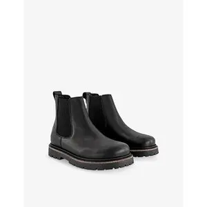 BIRKENSTOCK Highwood Leather Chelsea Boots - Black
