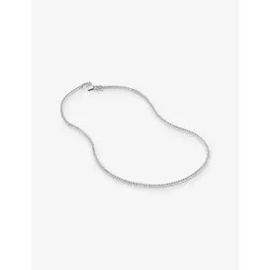 CARAT* LONDON Lexi Sterling And Cubic Zirconia Tennis Necklace - Silver