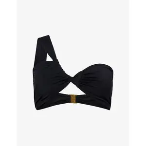 4TH & RECKLESS Asymmetric Bikini Top - Black