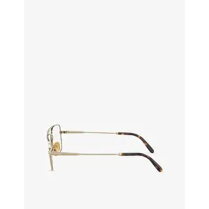 Ray-ban Rx8797 Rectangle-frame Titanium Eyeglasses - Black