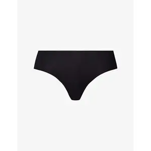 Hanro Invisible High-rise Stretch-cotton Briefs - Black