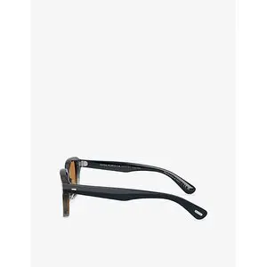 Oliver Spencer Ov5562su Errisson Pillow-frame Acetate Sunglasses - Blue
