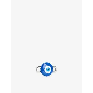 POUBEL Evil Eye Sterling And Enamel Charm