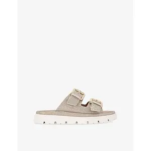 Carvela Pavilion Jewel-embellished Woven Sandals - Gold