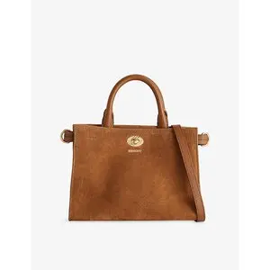 Burberry Burberry Cotswolds Mini Suede Tote Bag Hazel