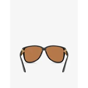 Miu Miu Pilot-frame Acetate Sunglasses - Black