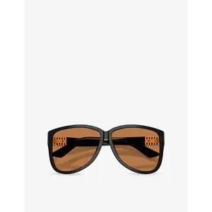 Miu Miu Pilot-frame Acetate Sunglasses - Black