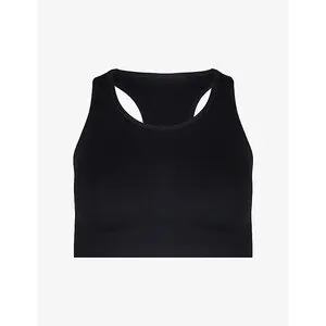 Sweaty Betty Stamina Seamless Stretch-woven Sports Bra - Black