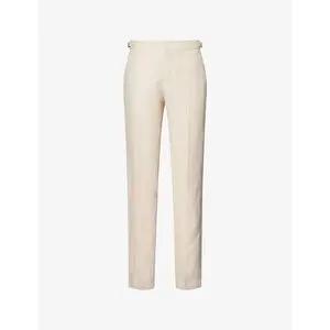 Orlebar Brown Griffon Slim-fit Straight-leg Linen Trousers - Chai