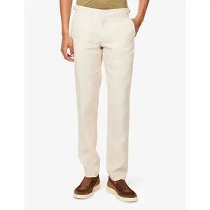 Orlebar Brown Griffon Slim-fit Straight-leg Linen Trousers