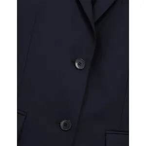 The Kooples Single-breasted Wool Blazer - Nav01