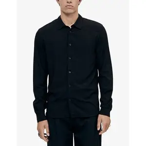 The Kooples Classic-collar Regular-fit Woven Shirt