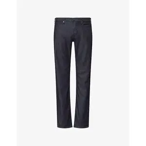 Emporio Armani Slim-fit Tapered-leg Denim Jeans - Blue Denim