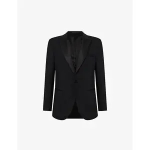 REISS Poker Single-breasted Slim-fit Stretch-wool Blend Suit Jacket