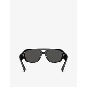 Dolce & Gabbana Pilot-frame Acetate Sunglasses