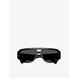 Dolce & Gabbana Pilot-frame Acetate Sunglasses