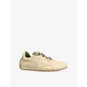 Bottega Veneta Orbit Flash Suede And Shell Trainers