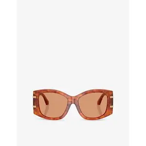 Dolce & Gabbana Butterfly Acetate Sunglasses - Brown