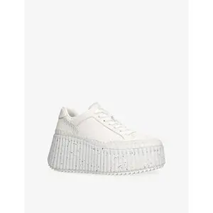 Chloé Nama Wedge Leather Trainers