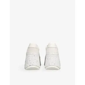 Chloé Nama Wedge Leather Trainers