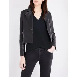 Rag & Bone V-neck Cotton T-shirt - Black