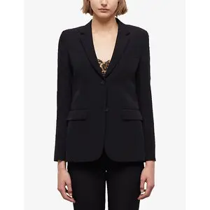 The Kooples Notched-lapel Stretch-woven Blazer