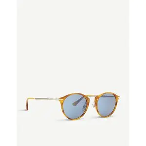 Persol Po3166s Round-frame Tortoiseshell Sunglasses - Brown