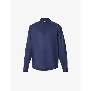 Orlebar Brown Giles Brand-tab Regular-fit Linen Shirt