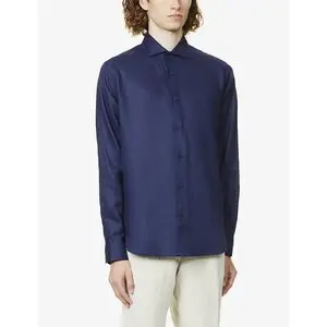 Orlebar Brown Giles Brand-tab Regular-fit Linen Shirt