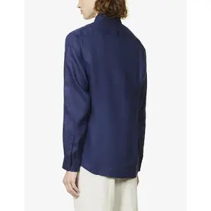 Orlebar Brown Giles Brand-tab Regular-fit Linen Shirt