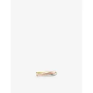 Cartier Trinity Ring In 18ct White, Yellow, And Rose Gold