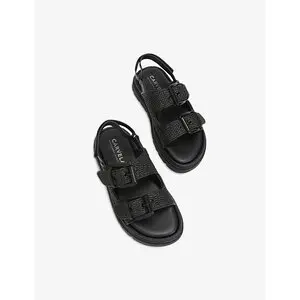 Carvela Pavilion Slingback Raffia Sandals