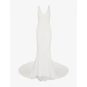 Whistles Billie V-neck Woven Wedding Gown - Cream