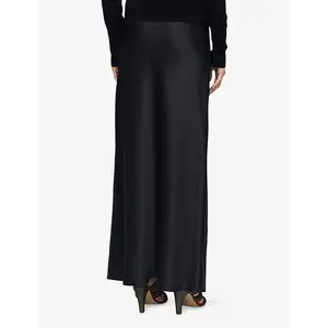 JOSEPH Isaak High-waist Silk-satin Maxi Skirt