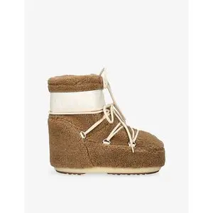 Moon Boot Moon Boot Icon Low Fleece Lace-Up Boots Camel