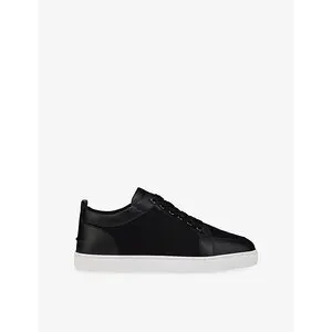 CHRISTIAN LOUBOUTIN Rantulow Flat Leather Trainers - Black